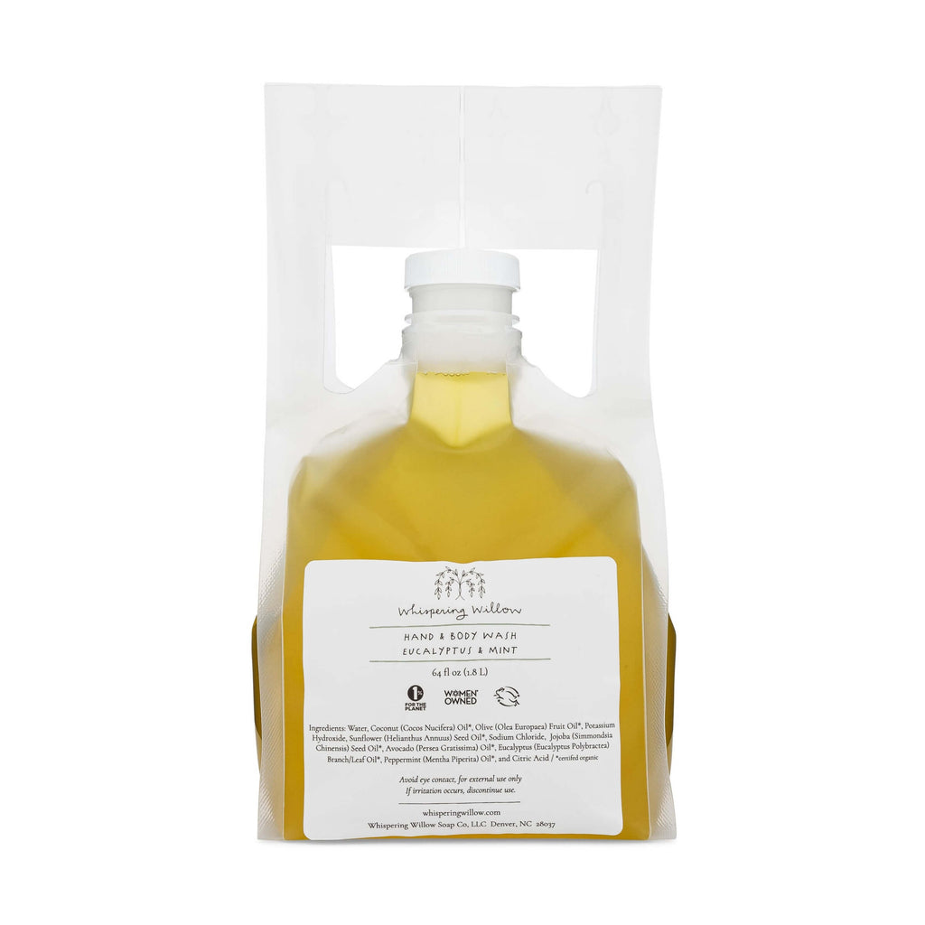 Rosemary & Lemon Natural Hand and Body Wash, Bulk Refill | Whispering ...